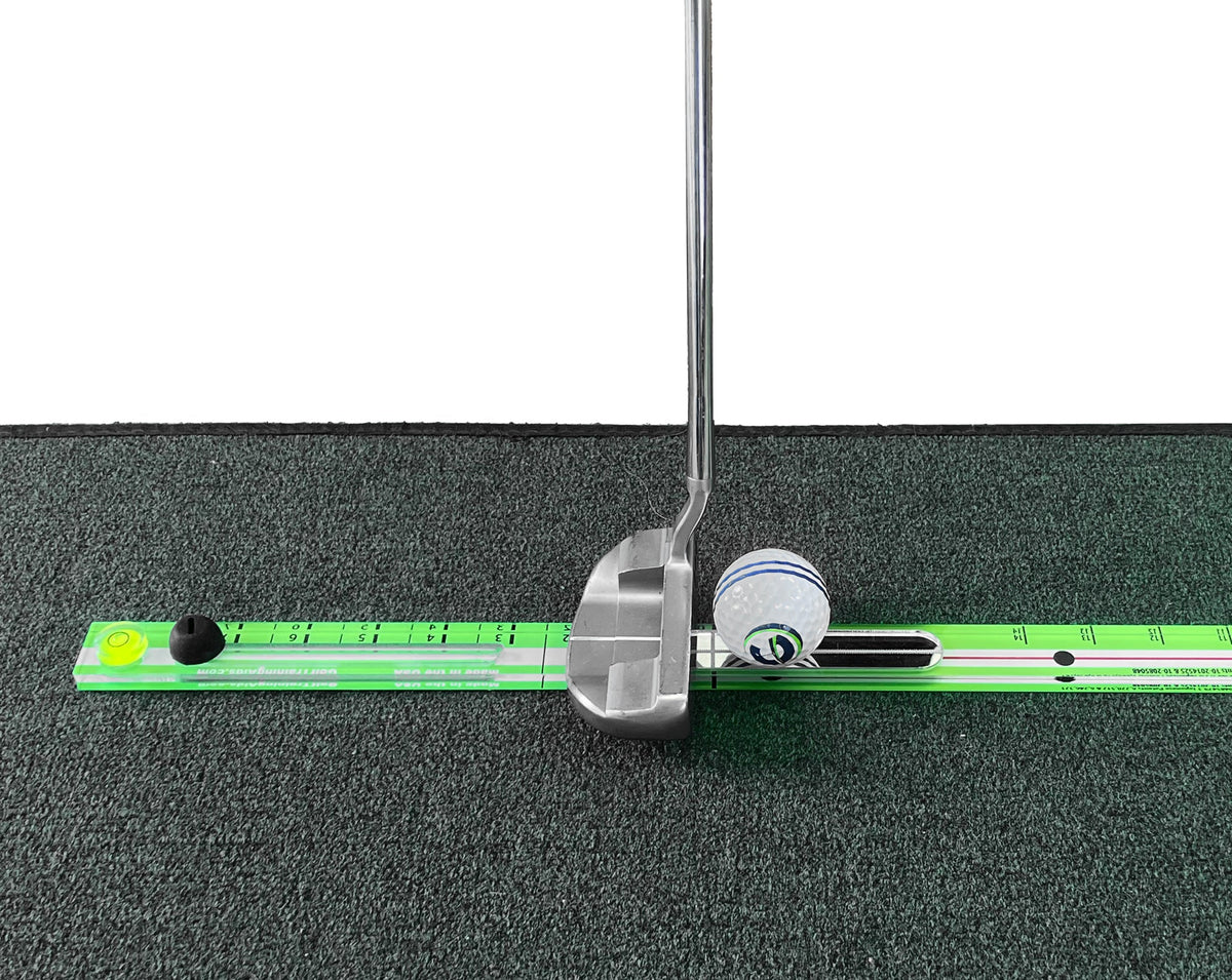 The Putting Stick Pro ゴルフトレーニングエイド - パッティングトレーニングエイド ゴルフパッティング練習用 アイライン ...